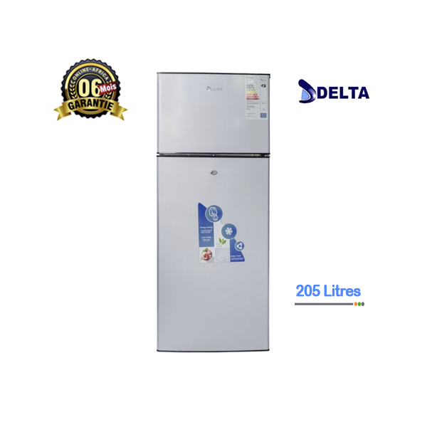 Réfrigérateur Double battant Delta - DRF260 – 205L - 06mois - Online Africa